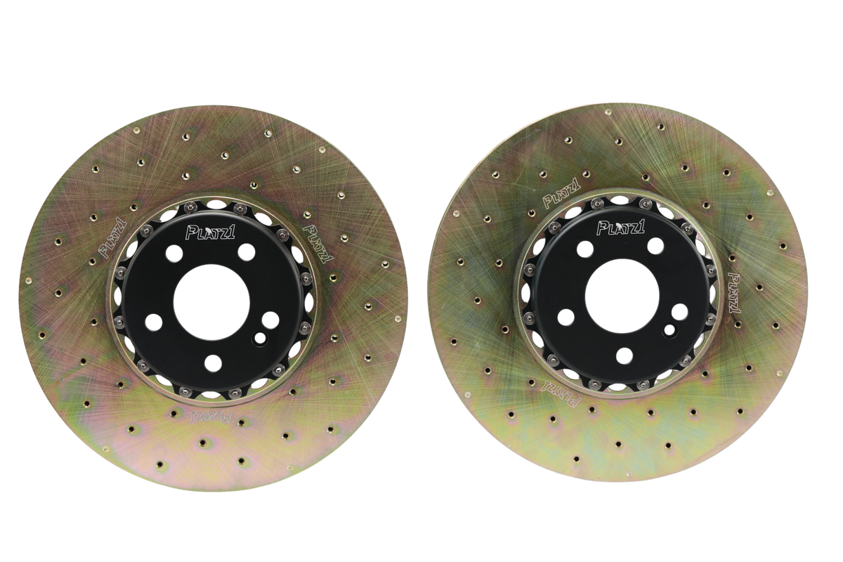 Platz1 360mm (14.17") Front 2-PC Floating Brake Disc Rotors Upgrade fo ...