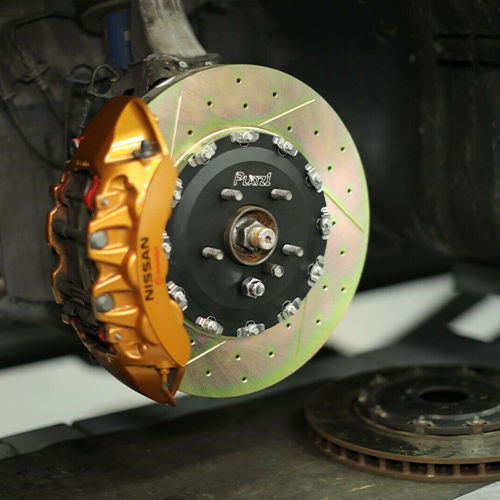 FRONT 380mm 14.96" 2-Piece Floating Disc Brake Rotor Upgrade for Nissan ...