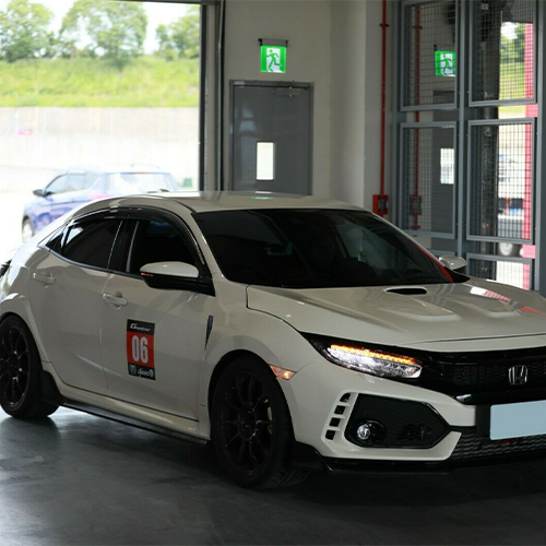 Rear 350mm 13.78" 2-PC Big Rotor Brake Disc Kit for HONDA Civic Type-R ...