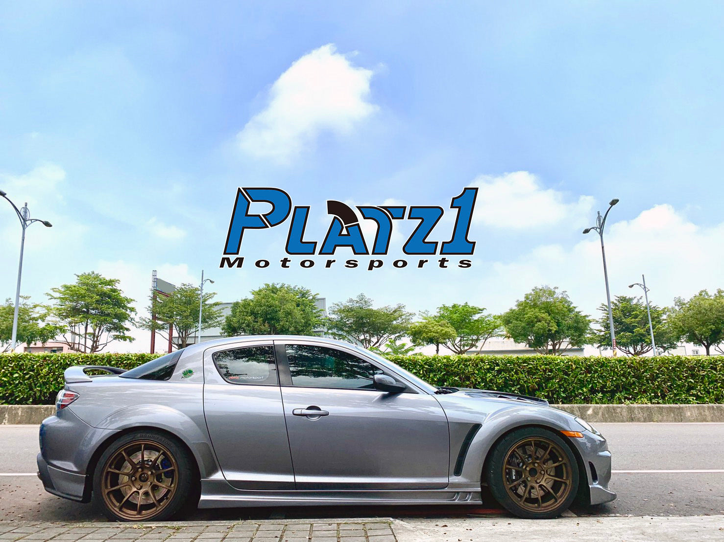 350mm 13.78" 2-PC Big Brake Disc Rotors Upgrade for Mazda RX-8 2004 ...
