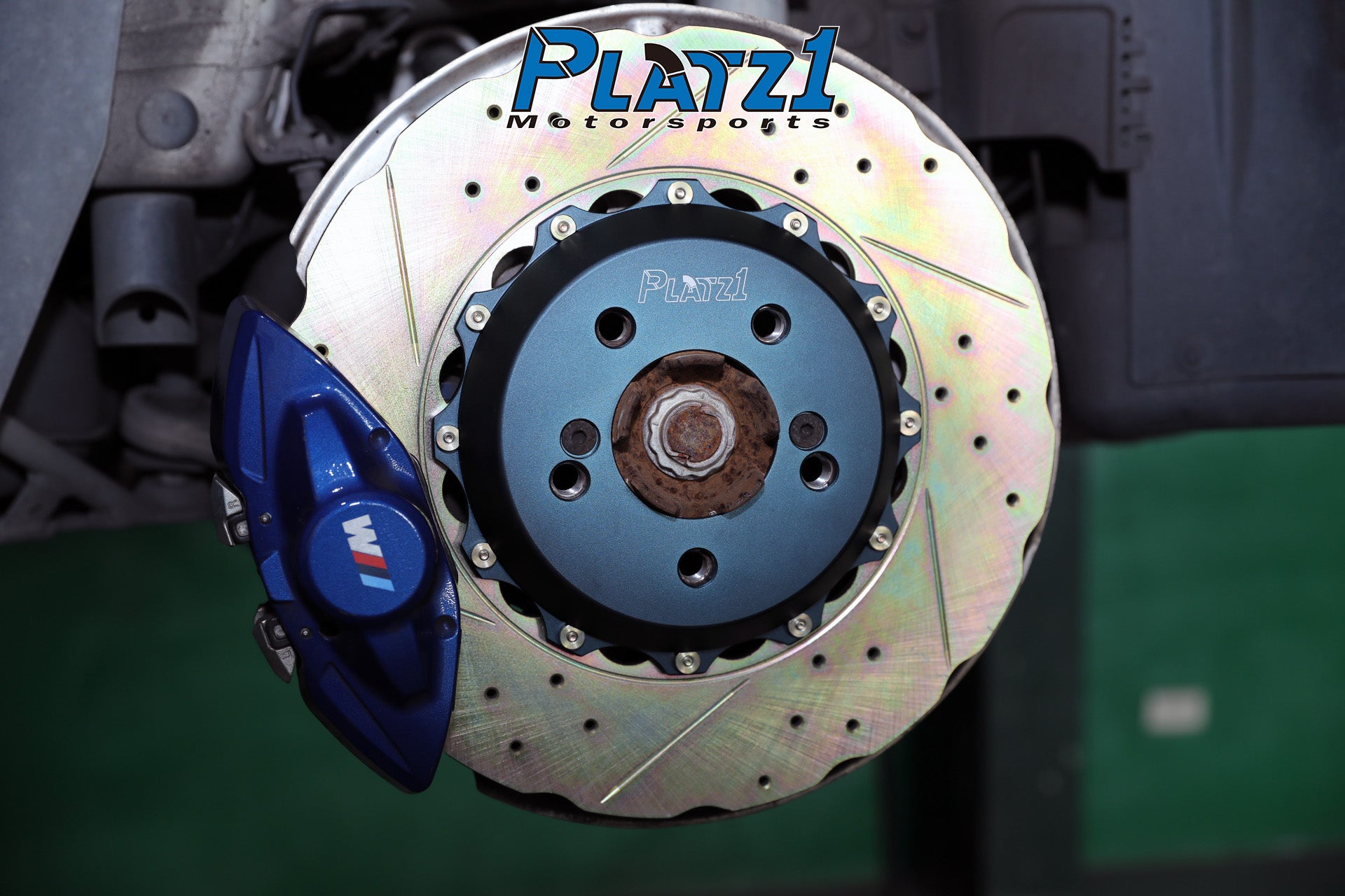 Platz1 Rear 370mm (14.57") 2-PC Floating Wave Disc Brake Rotor Upgrade ...
