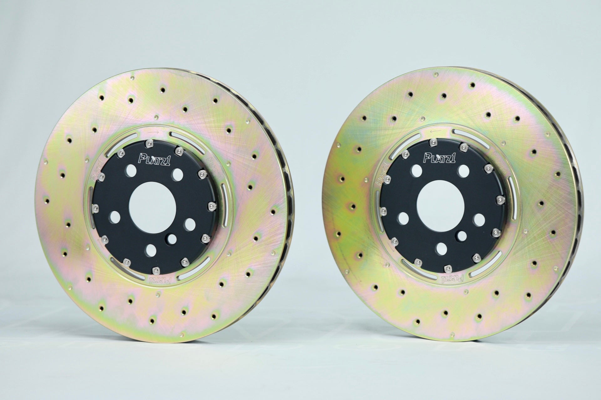 Platz1 360mm (14.17") Front 2-PC Floating Brake Disc Rotors SET for Mi ...