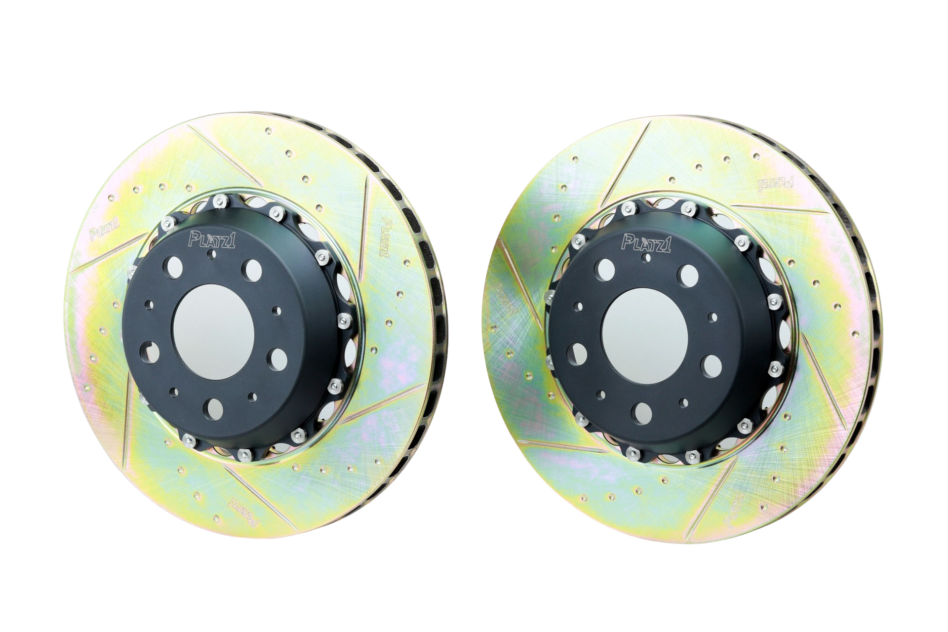 Platz1 320mm (12.6") Front 2-PC Floating Disc Brake Rotors Upgrade for ...