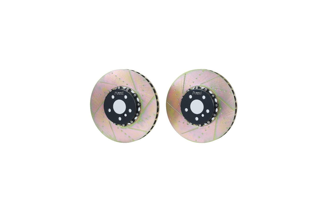 Platz1 Front 348mm (13.7") 2-PC Floating Brake Disc Rotors Upgrade for ...