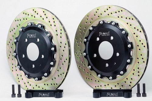 350mm 13.78" 2-PC Big Brake Disc Rotors Upgrade for Mazda RX-8 2004 ...